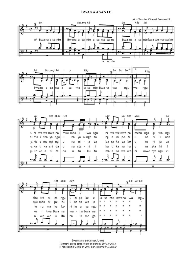 Bwana Asante (2) | PDF