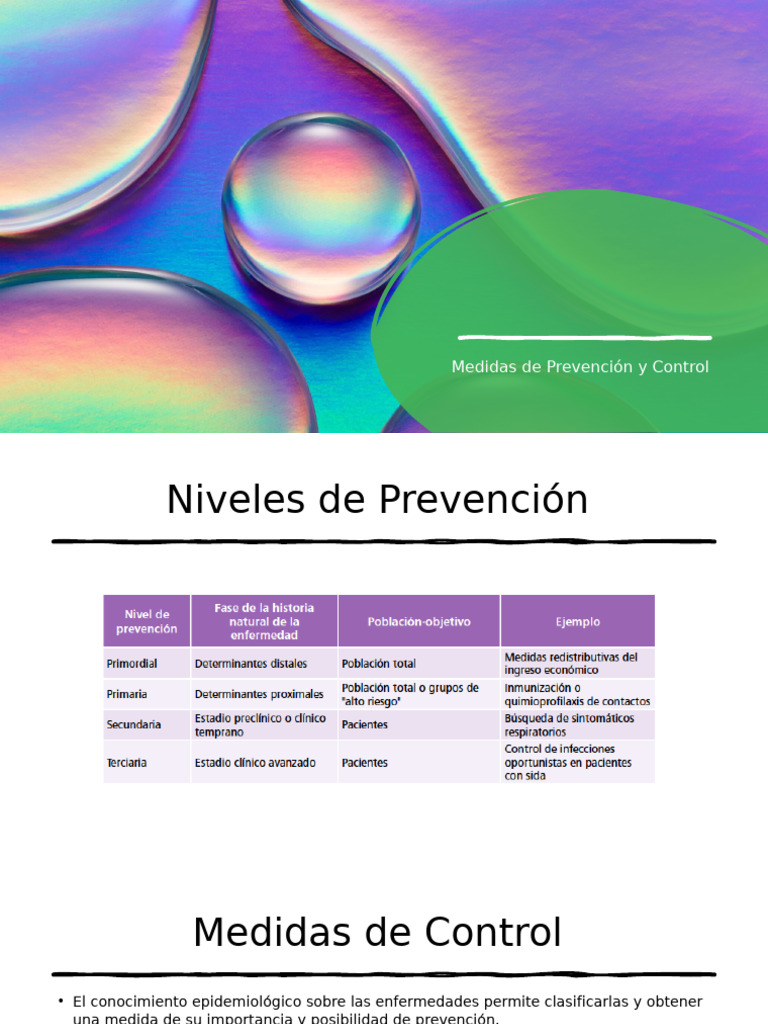 Medidas de Prevencion y Control | PDF | Infección | Microbiología