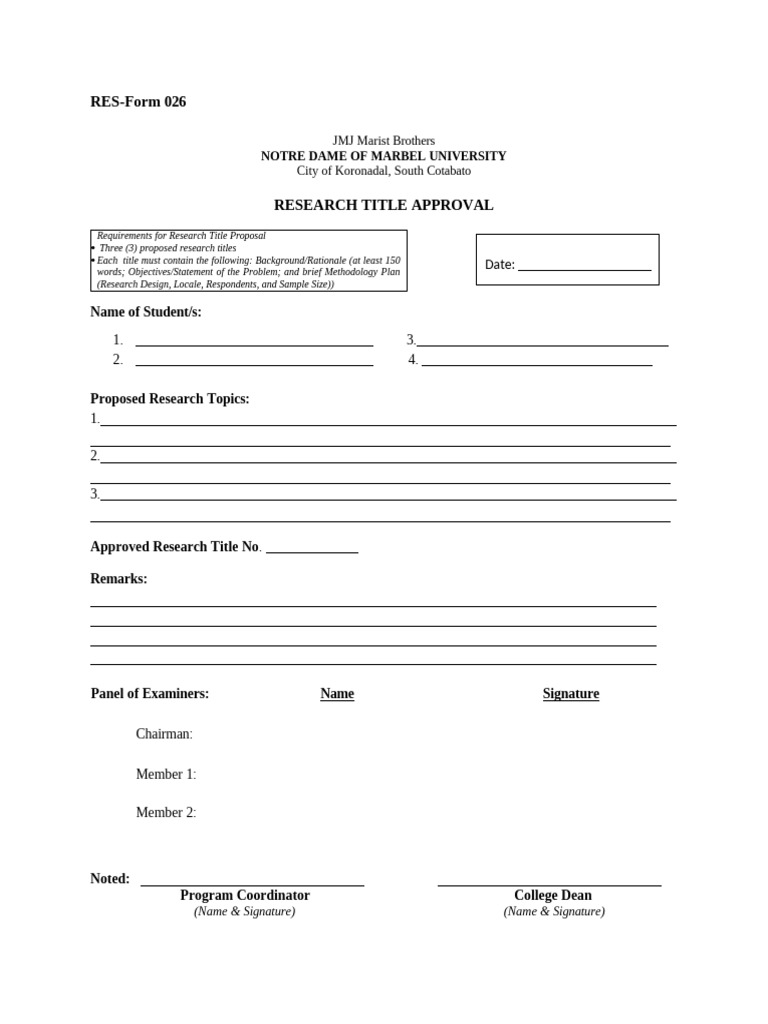 Research Forms Undergraduate Thesis Guidebook 202 | PDF | Editing | Thesis