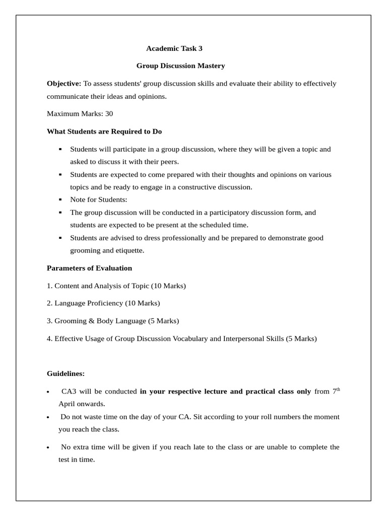 Academic Task 3 Pes 319 | PDF