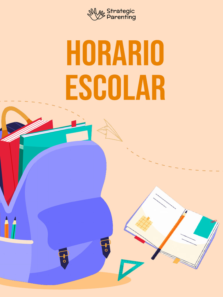 Horario Escolar para Niños con TDAH | PDF | Ciencias del comportamiento ...