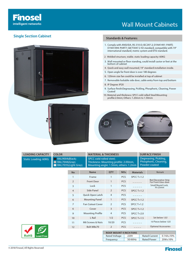 40 - Finosel SCB - Cabinet - 2018 | PDF | Door | Building Engineering