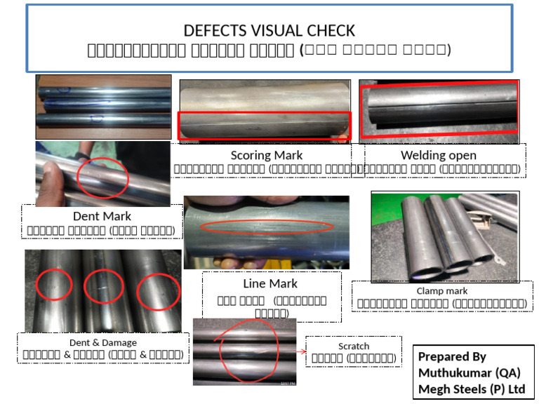 Defects Visual Check | PDF