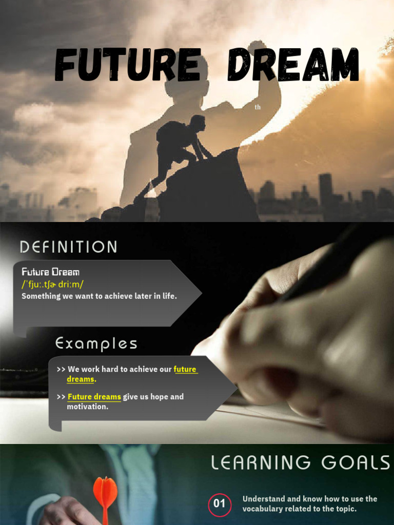 Future Dream PDF | PDF | Vocabulary | Psychological Concepts