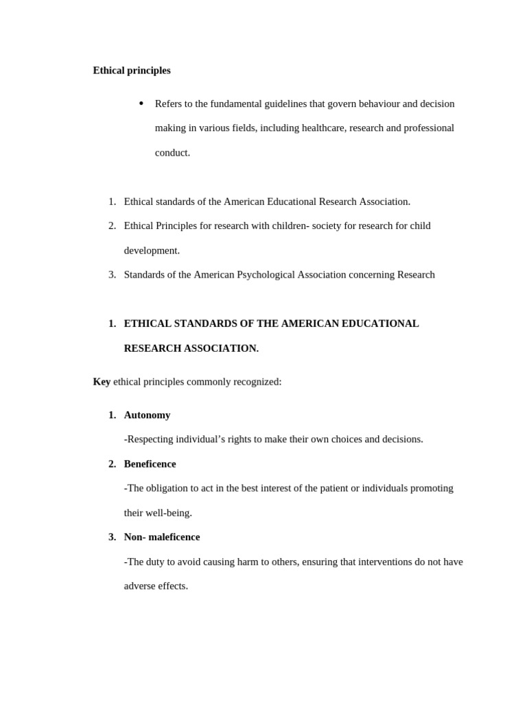 Ethical Principles | PDF | Informed Consent | Social Ethics