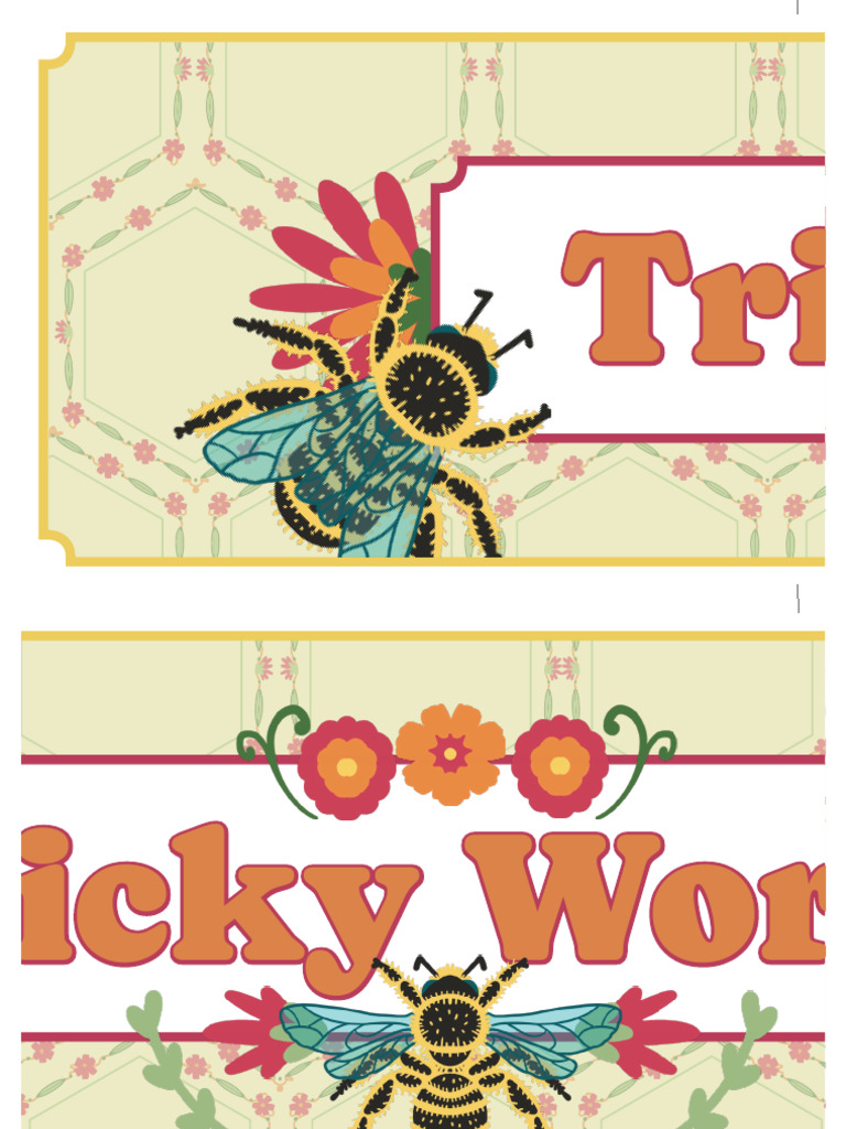 t-e-1690798626-bee-themed-tricky-words-display-banner_ver_1 | PDF