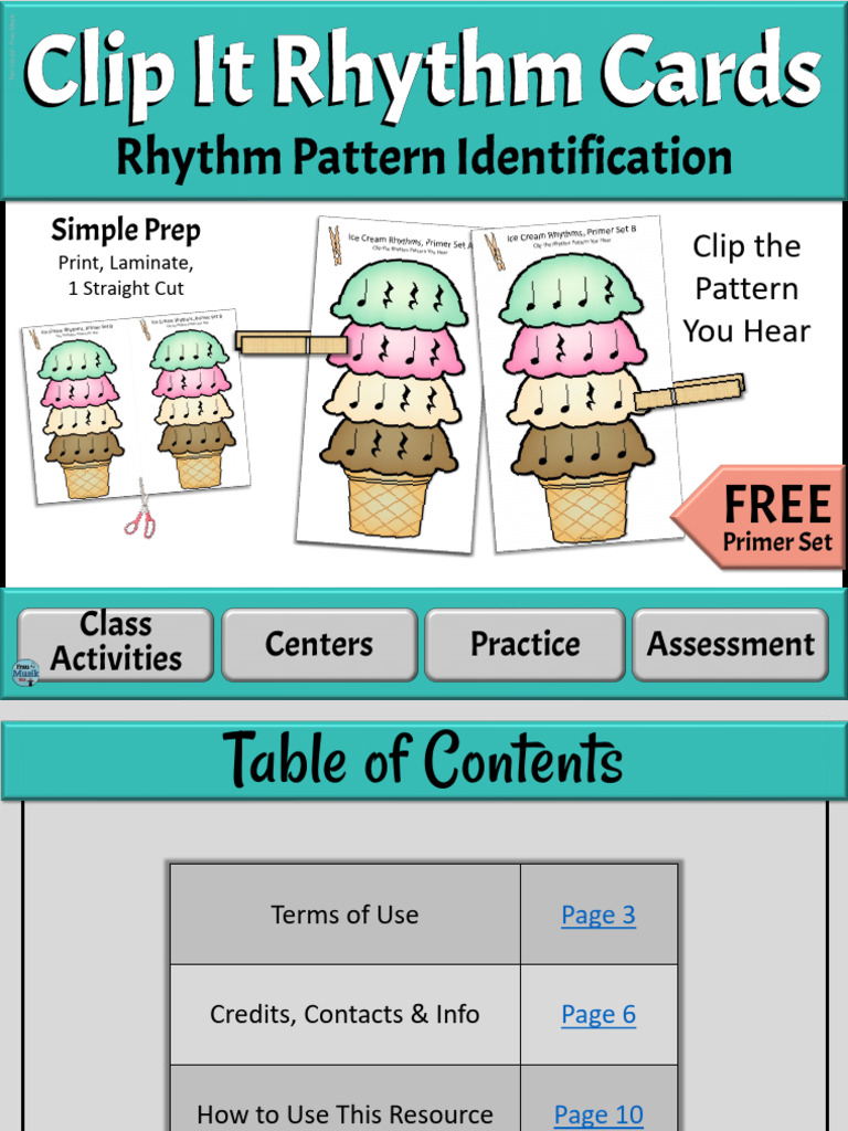 Simple Prep: Clip The Pattern You Hear | PDF | Teachers | Human Communication