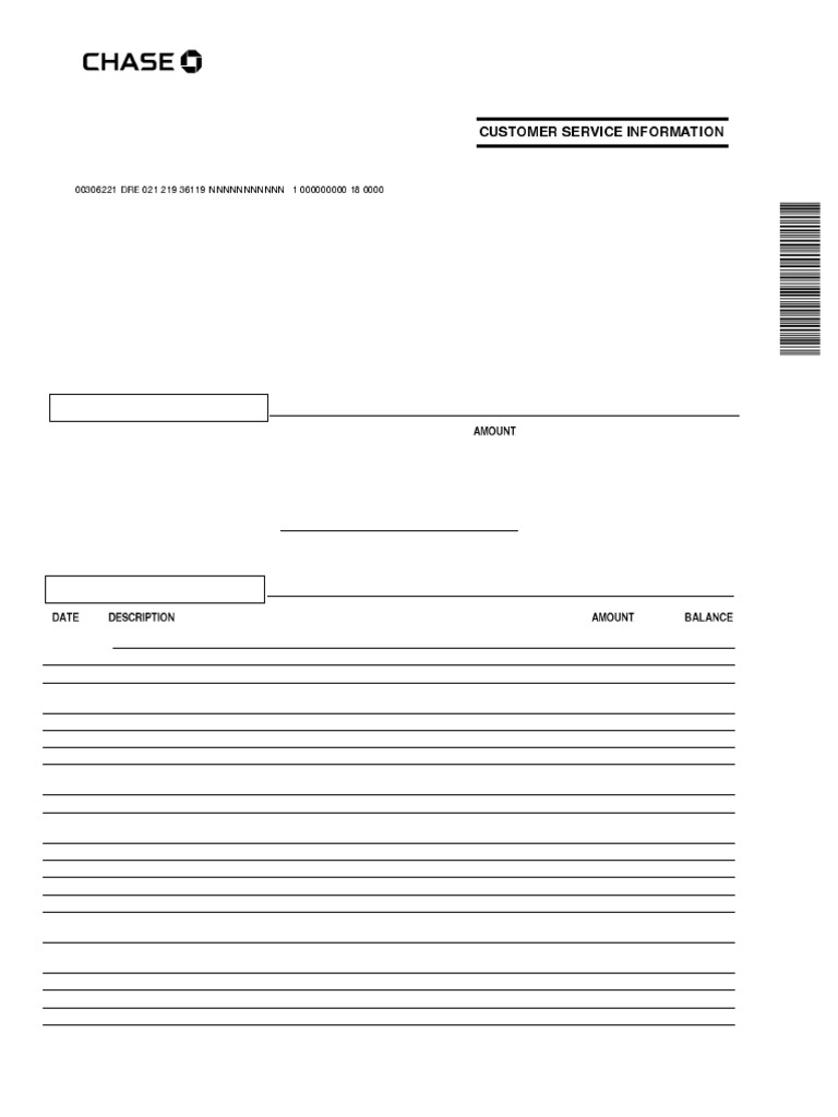 Henry-Hardcastle-Chase Bank Statement | PDF | Overdraft | Banks