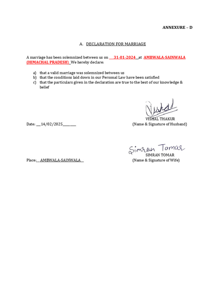 Annexure-D (1) MM | PDF