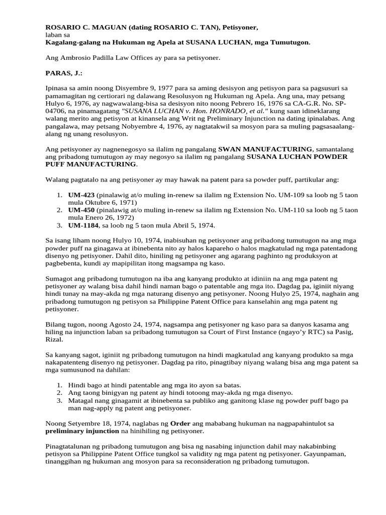 Maguan Vs Luchan | PDF