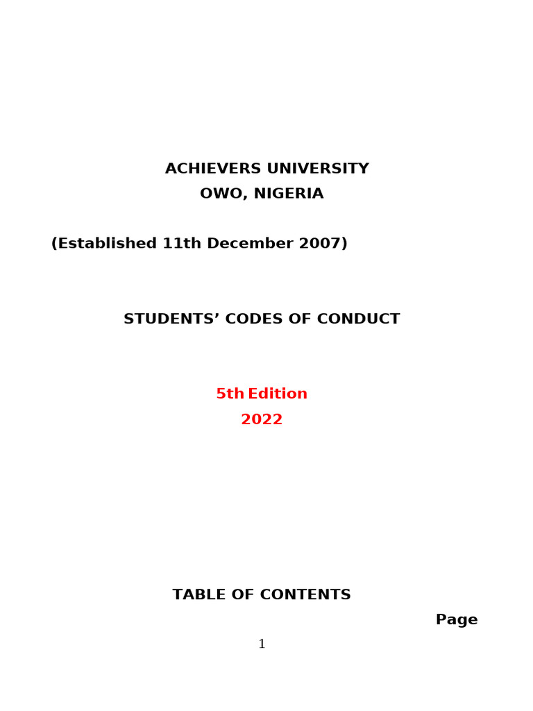 Code of Conduct Review 2022-4 | PDF