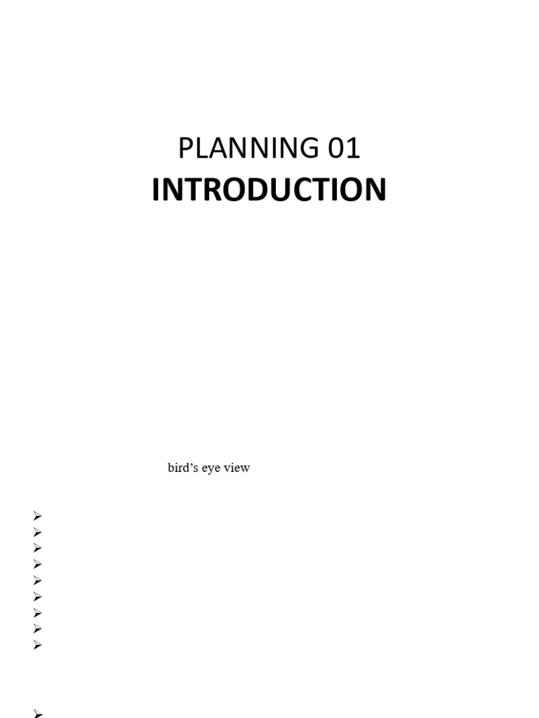 Planning Handouts | PDF
