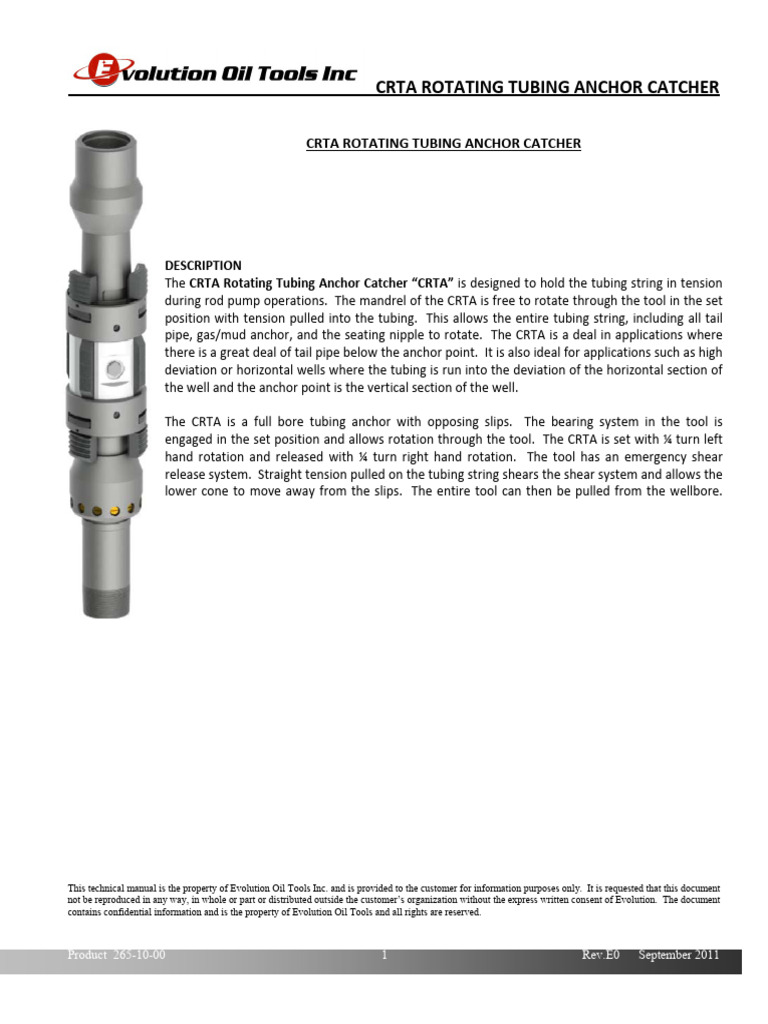 CRTA Anchor Catcher - Rev.E0 - 22-Sep-11 | PDF | Mechanical Engineering ...