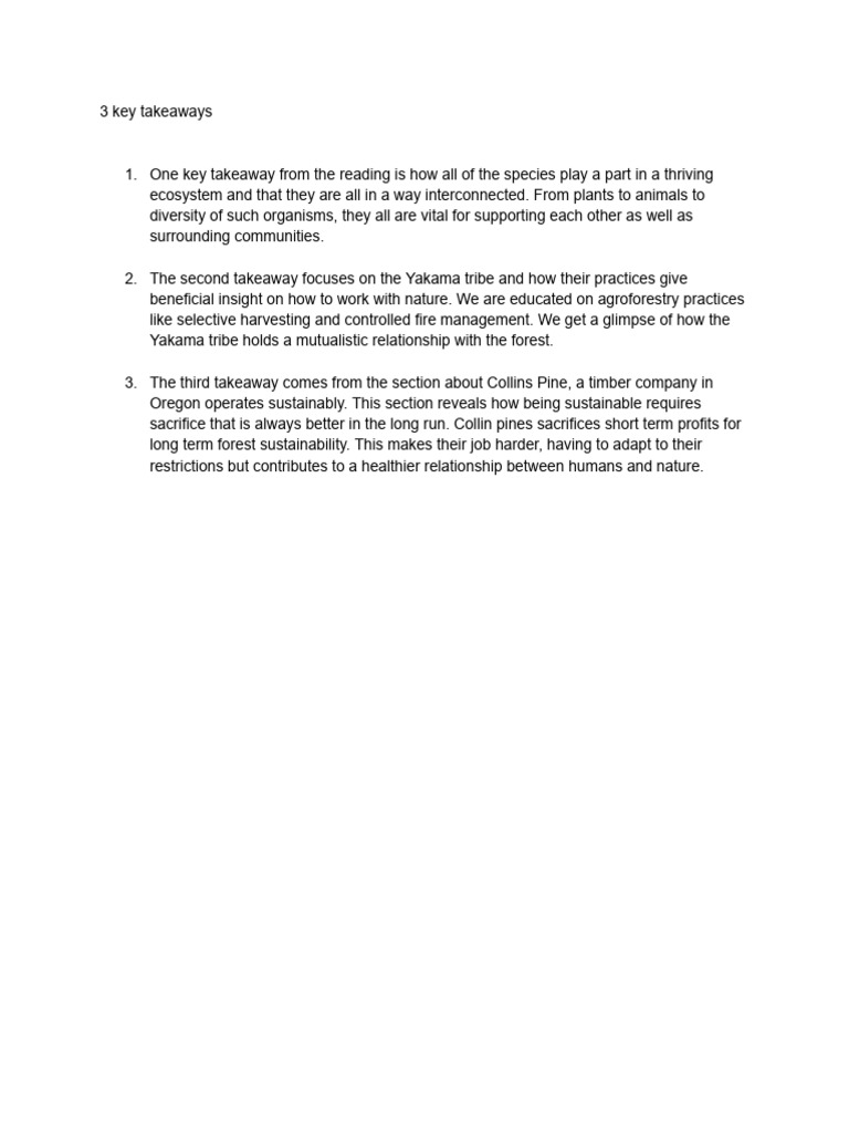 3 Key Takeaways | PDF