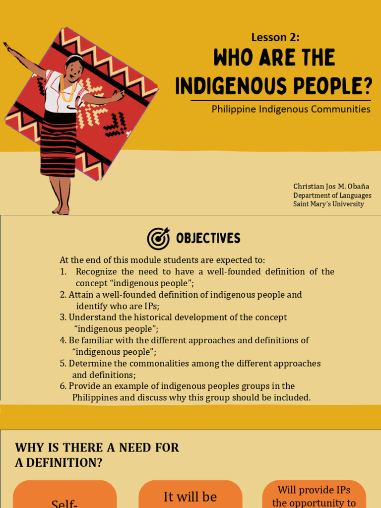 Who Are The Indigenous People | PDF | Indigenous Peoples | Ethnic Groups