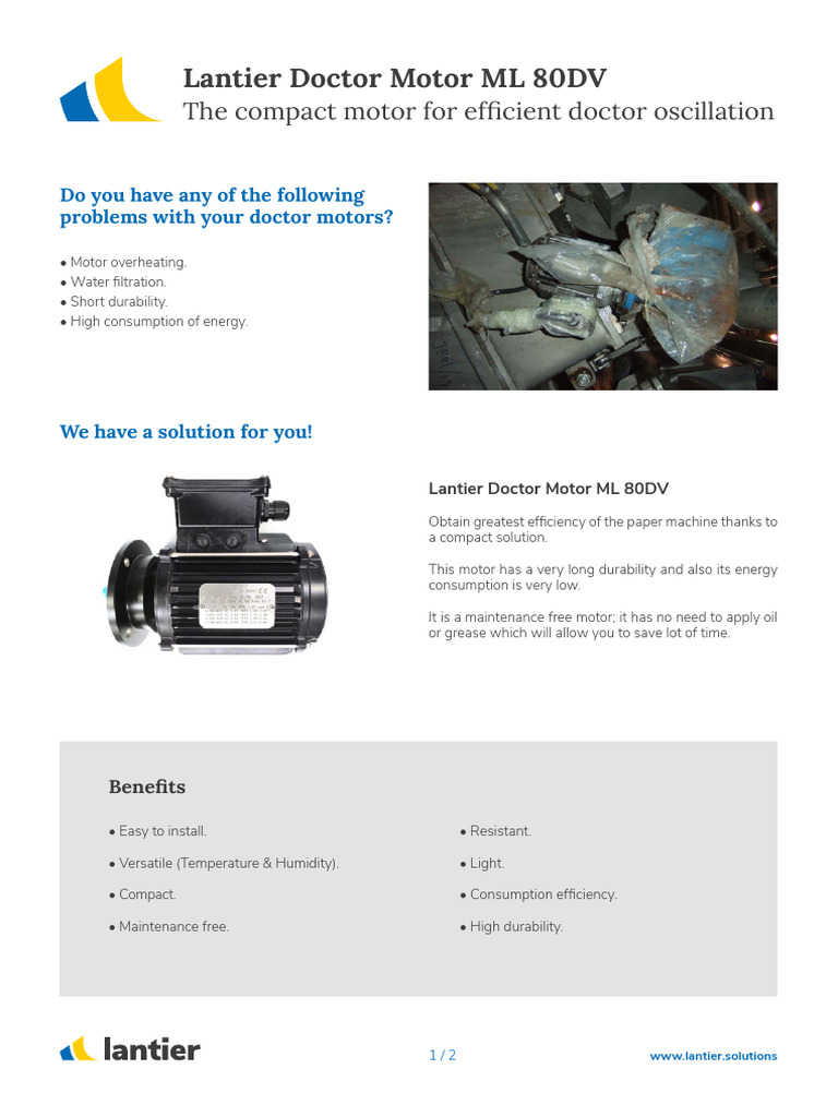 Lantier Doctor Motor ML 80DV Overview | PDF | Building Insulation ...
