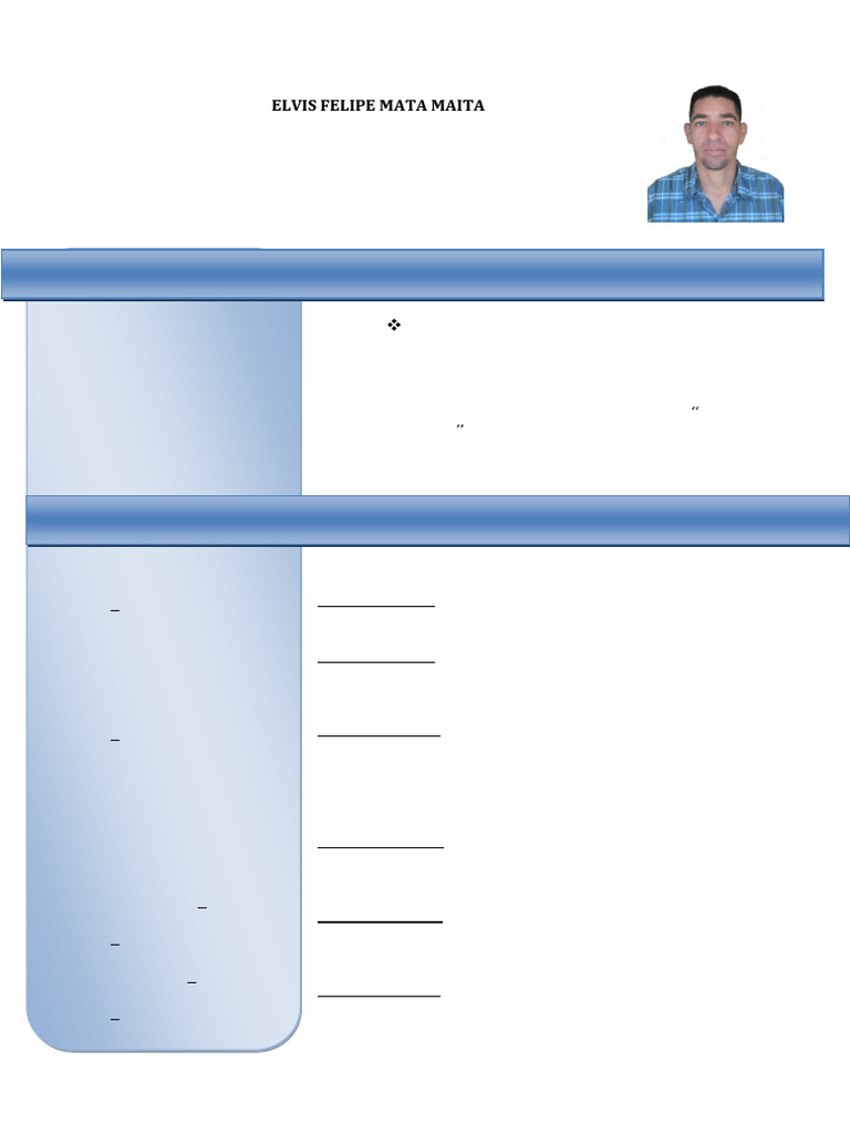 Curriculum Elvis Mata 2023 | PDF | Venezuela
