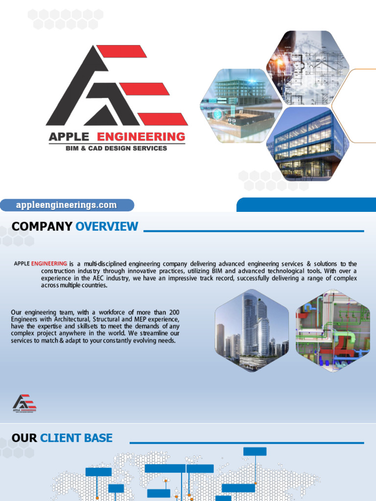Apple Engineering - Comapny Profile | PDF | Building Information Modeling | Civil Engineering