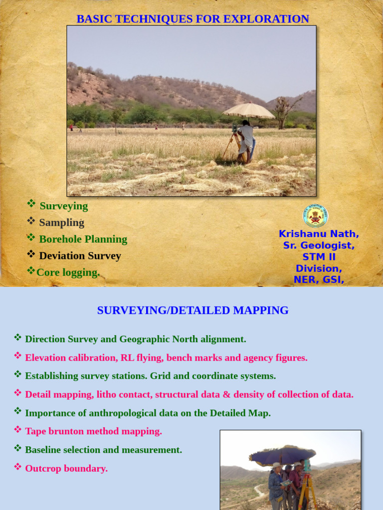 Exploration Techniques | PDF | Borehole | Fault (Geology)
