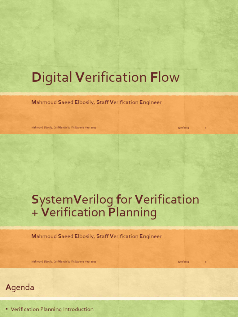 02_SystemVerilogforVerification | PDF | Parameter (Computer Programming ...