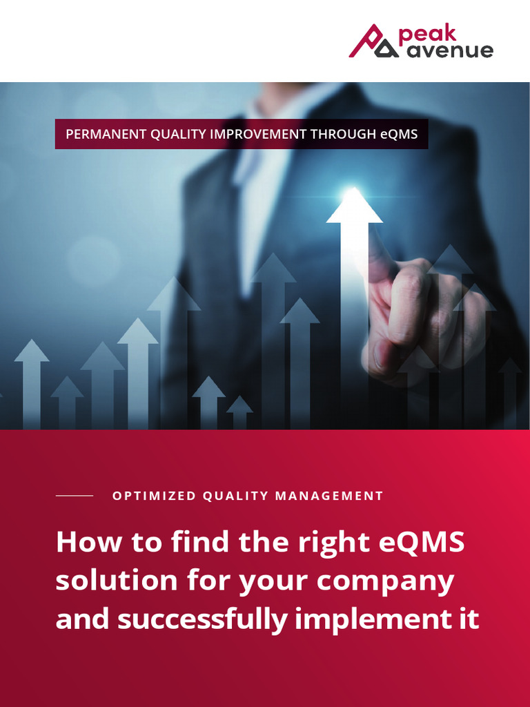 peakavenue-whitepaper-eqms | PDF | Specification (Technical Standard) | Software