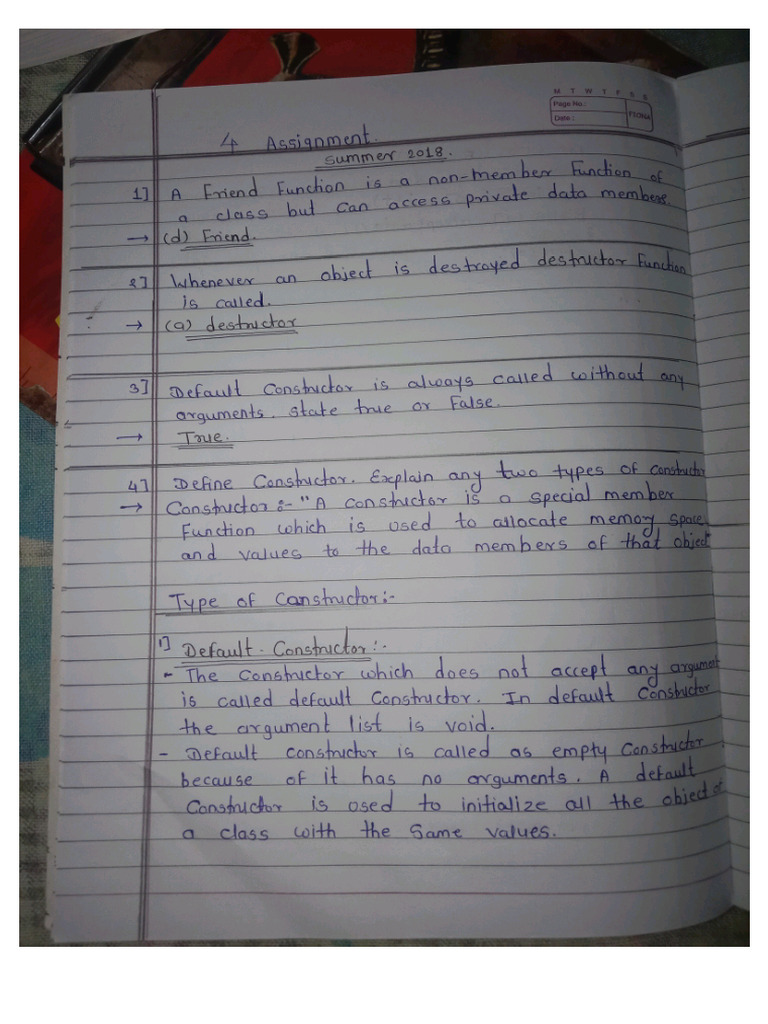 CPP 4th Assignment | PDF