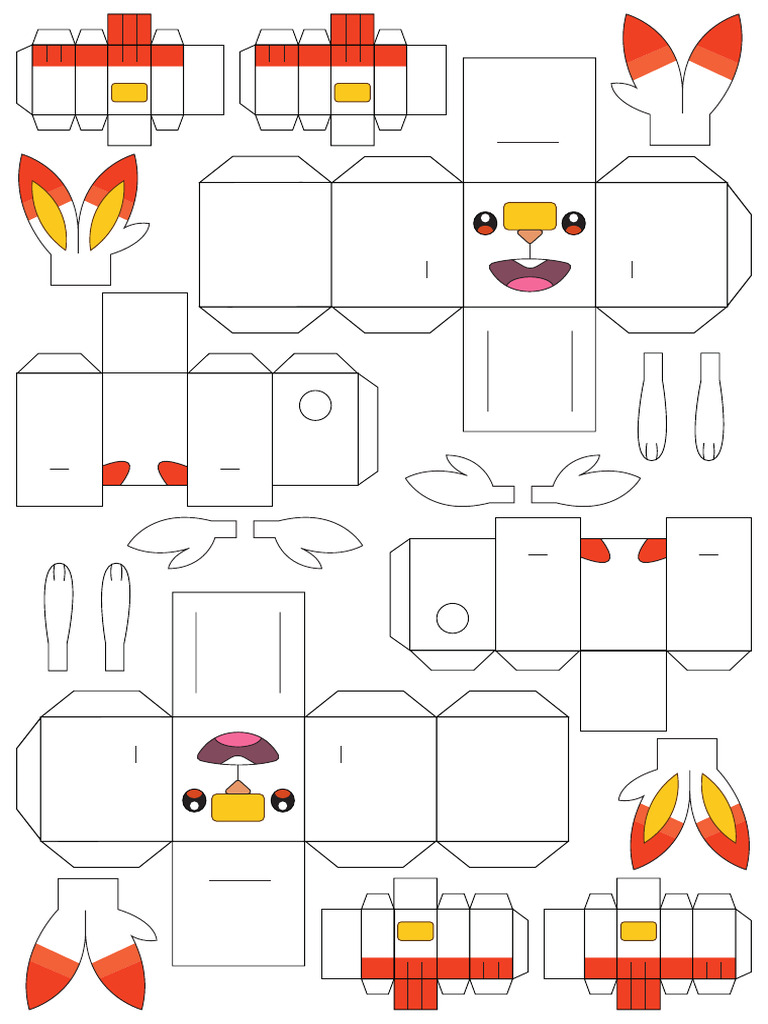 Papercraft Scorbunny | PDF