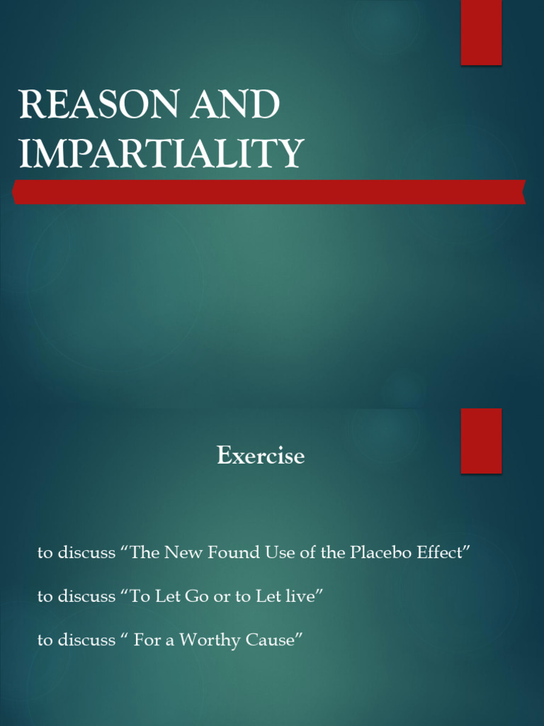 9 Reason and Impartiality | PDF | Cost Of Living | Argument