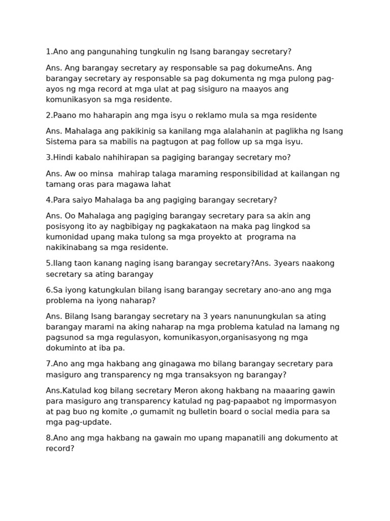 Interview 2 | PDF