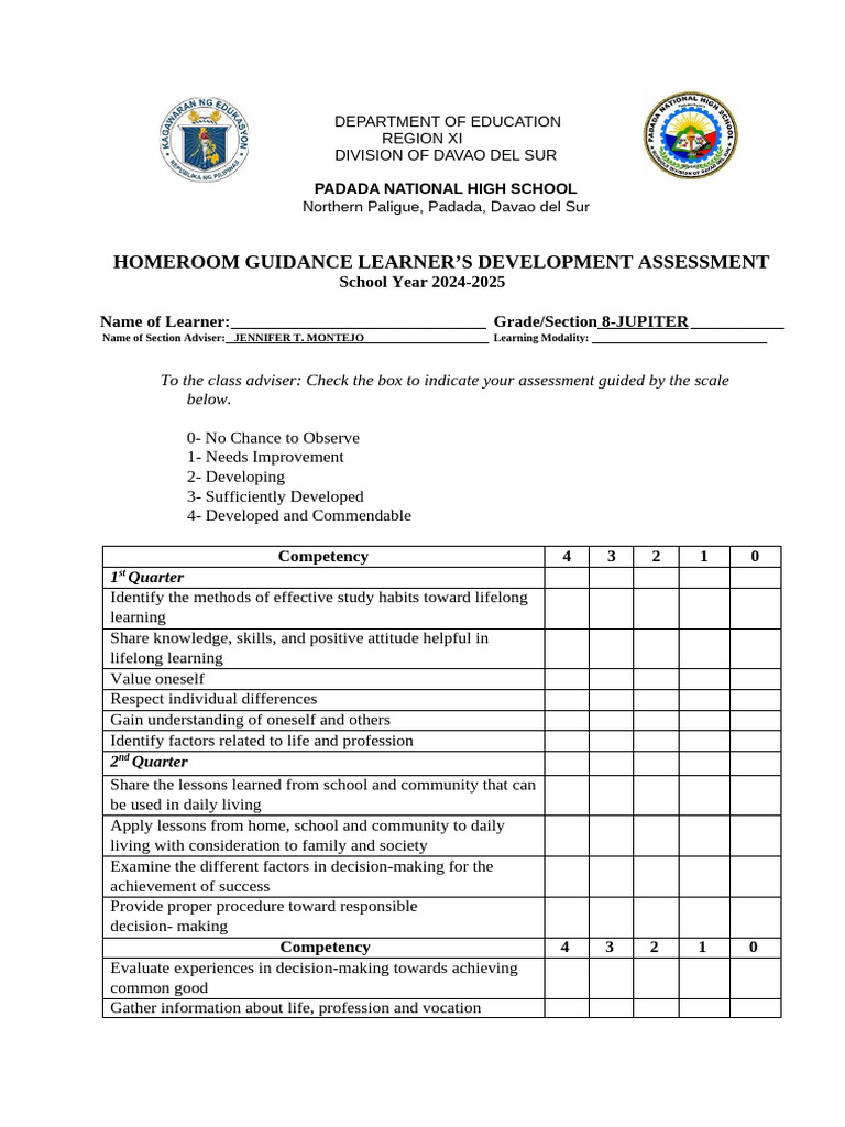 HOMEROOM-GUIDANCE-LEARNERS-DEVELOPMENT-ASSESSMENT-Junior-hIGH-SCHOOL ...