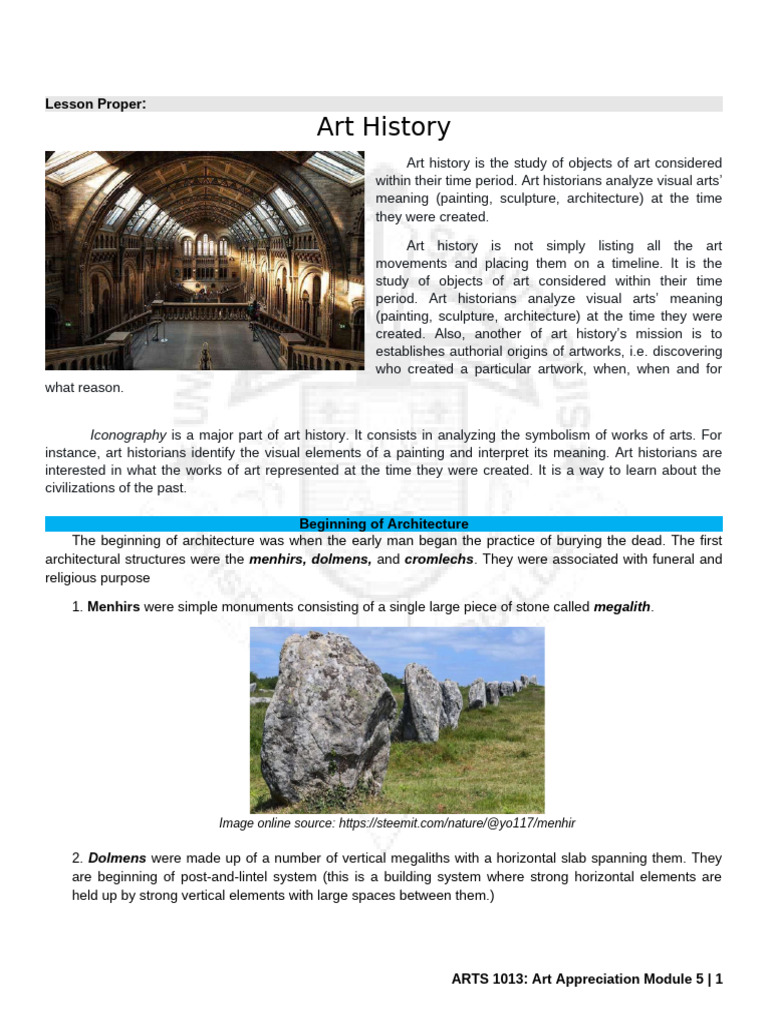 Art History: Key Themes and Origins | PDF | Impressionism | Cubism