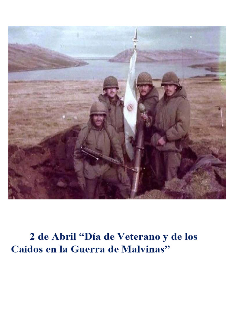 2 de Abril Dia Del Veterano y Los Caidos en La Guerra de Las Malvinas | PDF