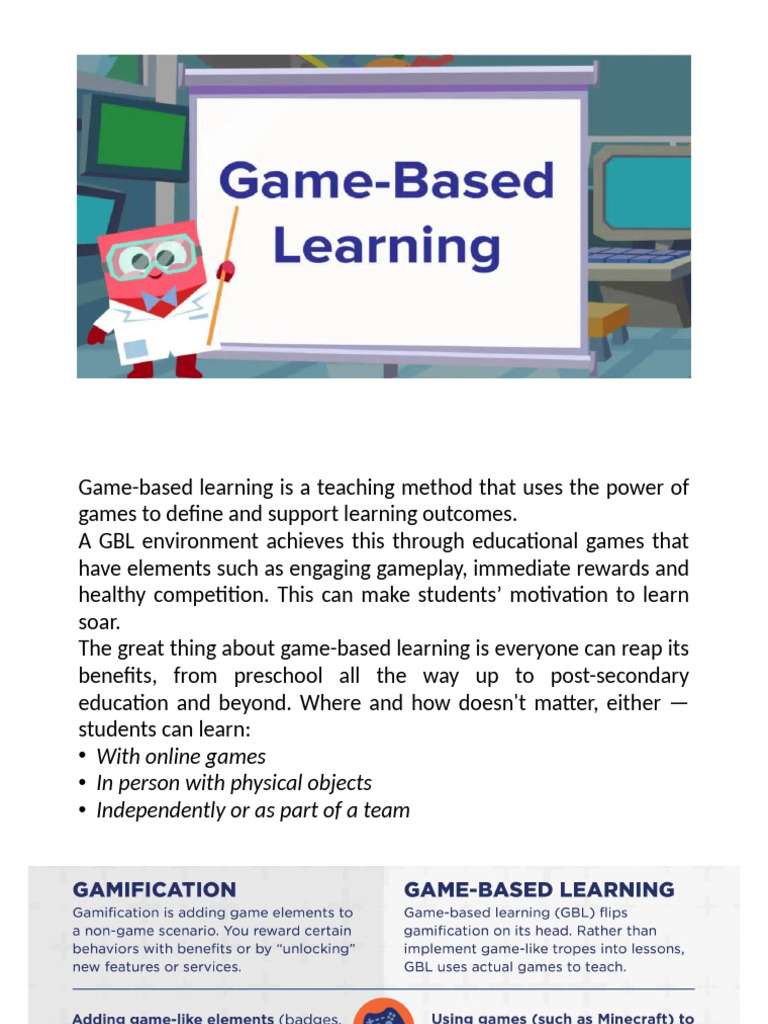 Game-Based Learning: Boosting Student Engagement | PDF