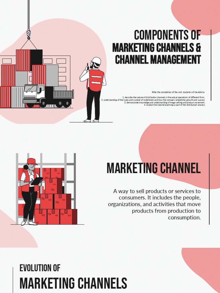 Components of Marketing Channels & Channel Management - Autosaved | PDF ...