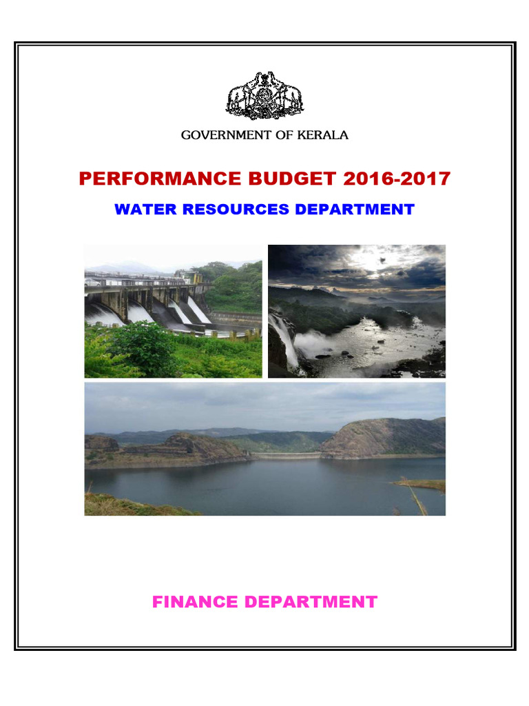 Water Resources Booklet 2016-17 | PDF | Budget | River