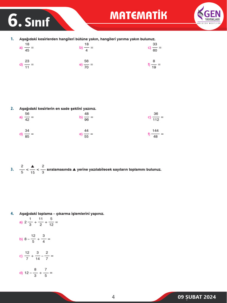 SINIF UCGEN - 15. HAFTA - Mat | PDF