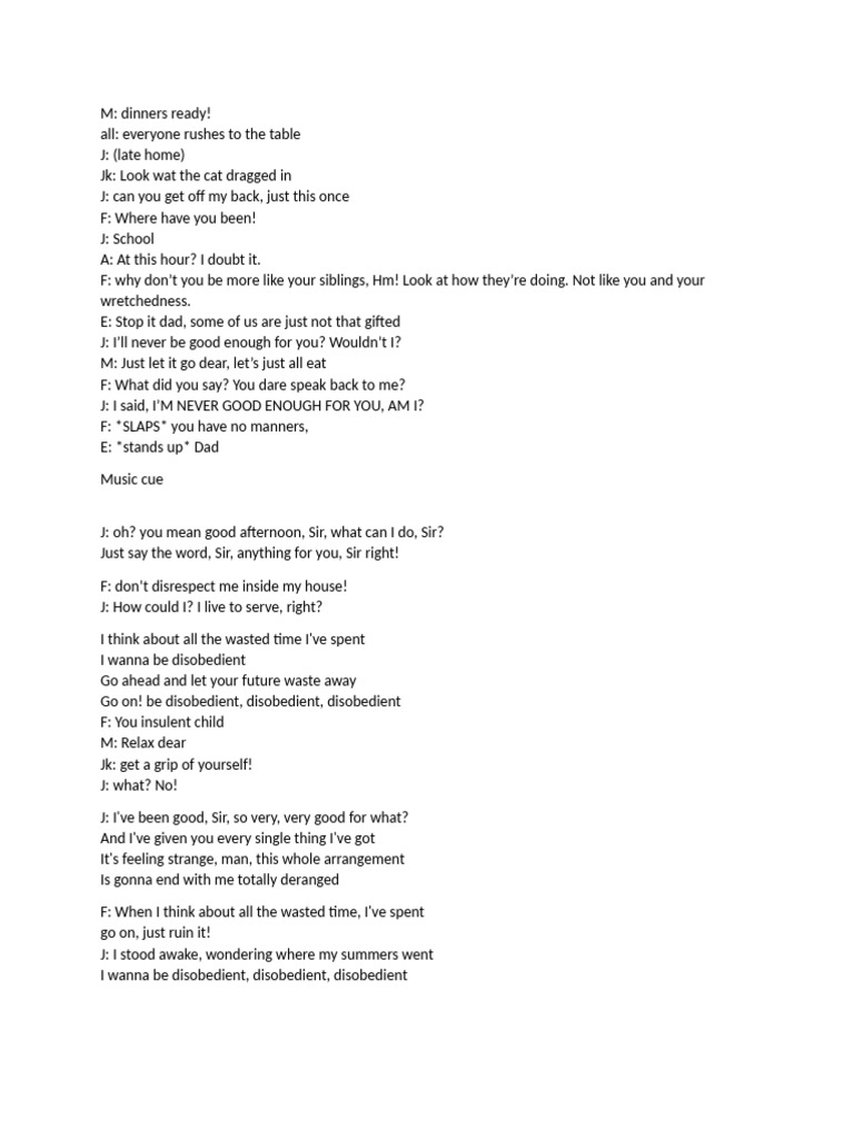 One Act Play Script | PDF