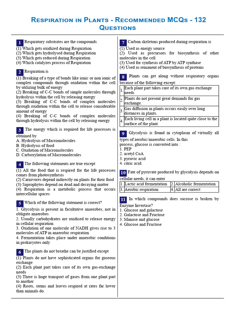 Understanding Phosphorespiration in Plants | PDF | Cellular Respiration ...