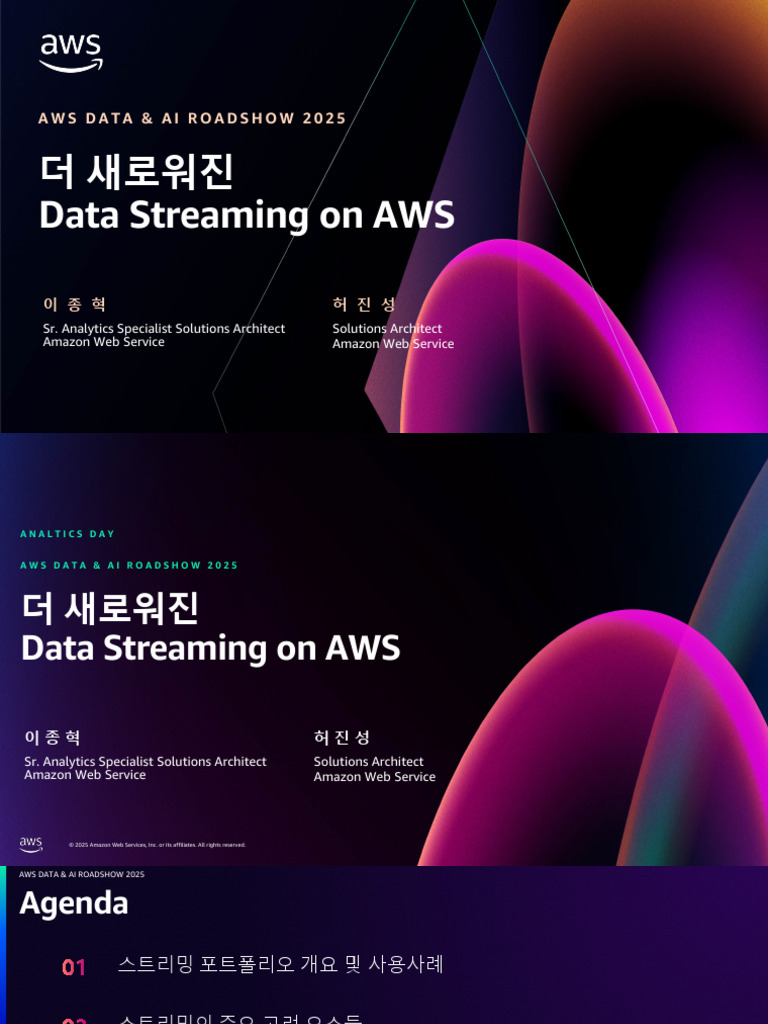 (25D3T1S05) Whats New Data Streaming On AWS | PDF