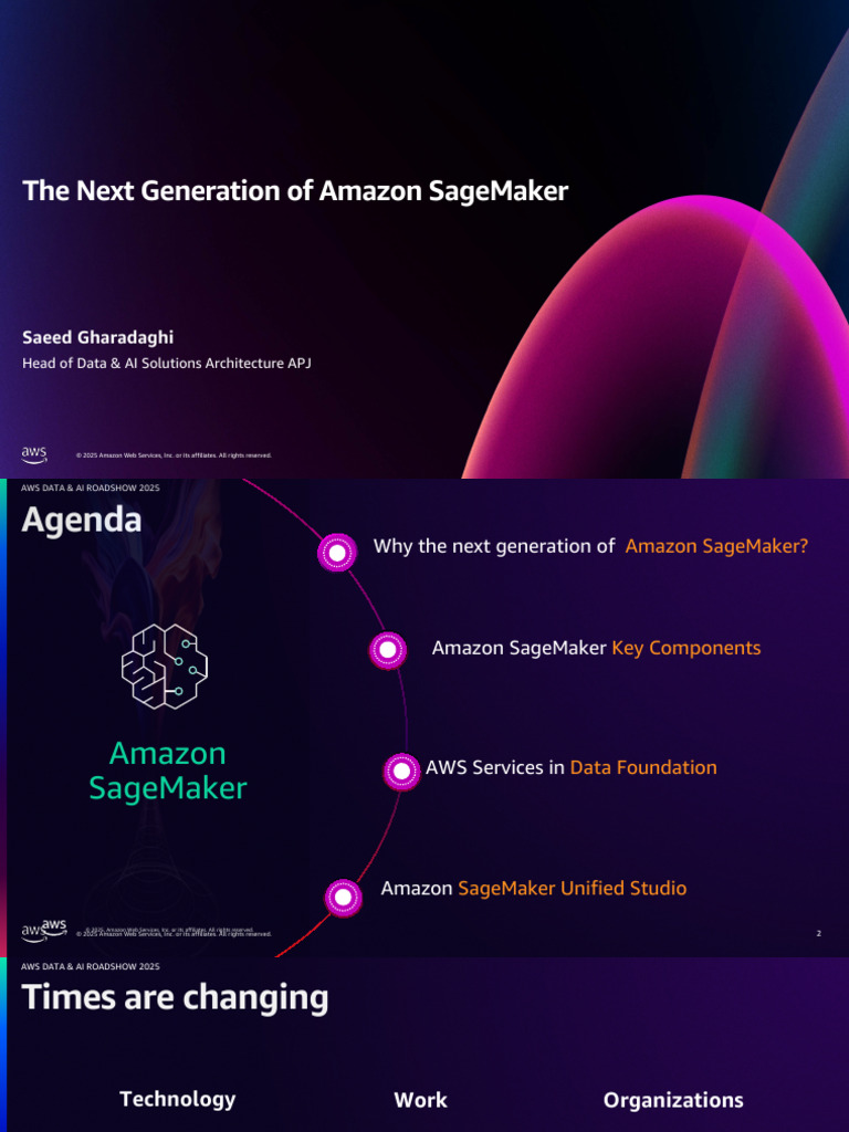 (25D3T1S01) - Keynote - The Next Generation of Amazon SageMaker | PDF | Amazon Web Services ...