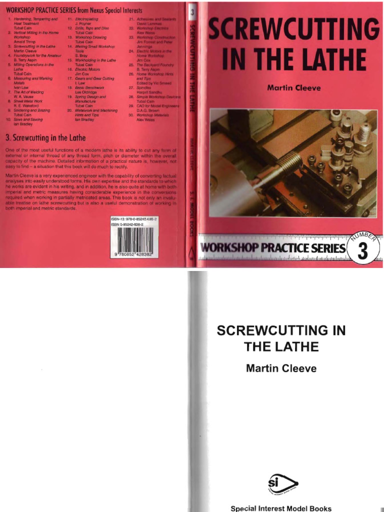 Vdoc - Pub - Screwcutting in The Lathe | PDF