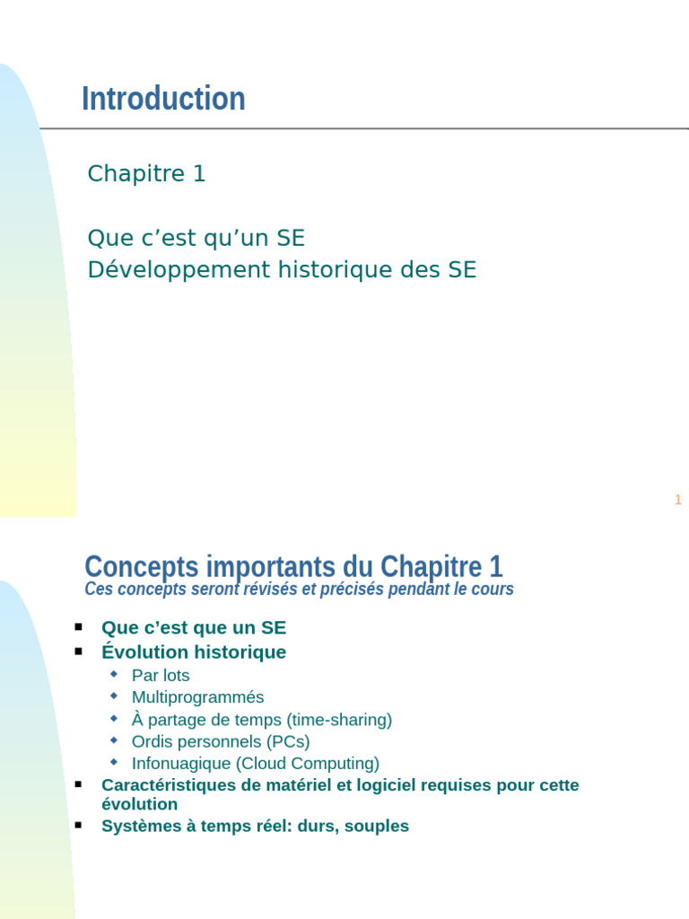 Chap01 1 | PDF | Programmation | Programme informatique