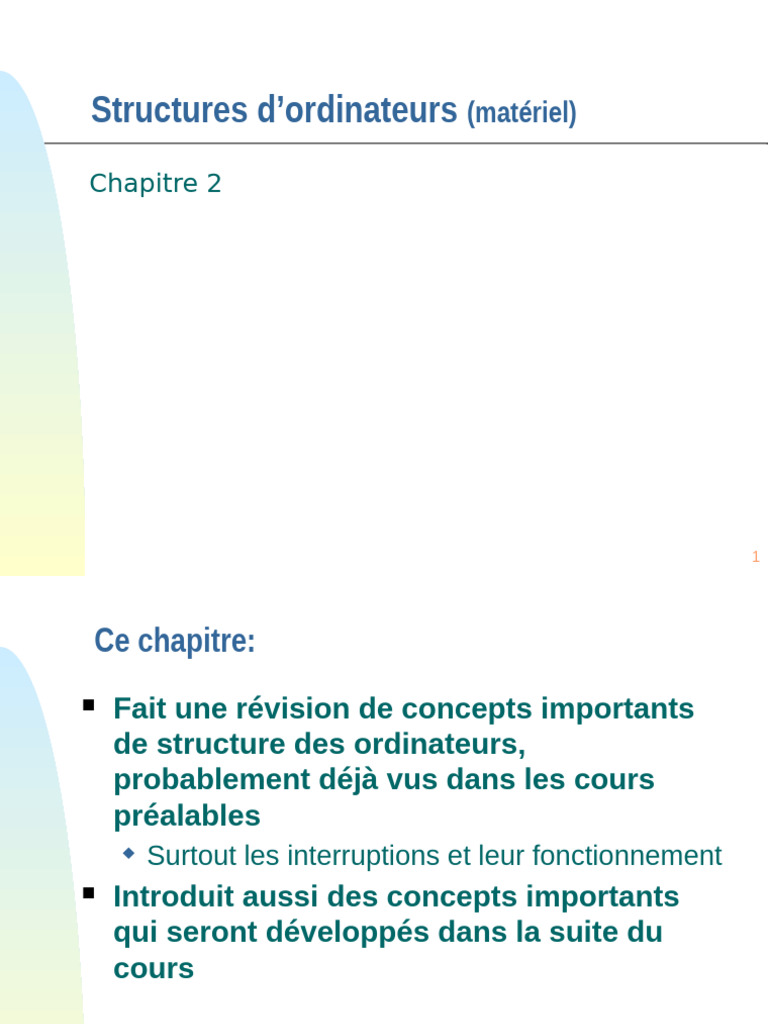 chap02-1 | PDF | Entrée/Sortie | Programme informatique