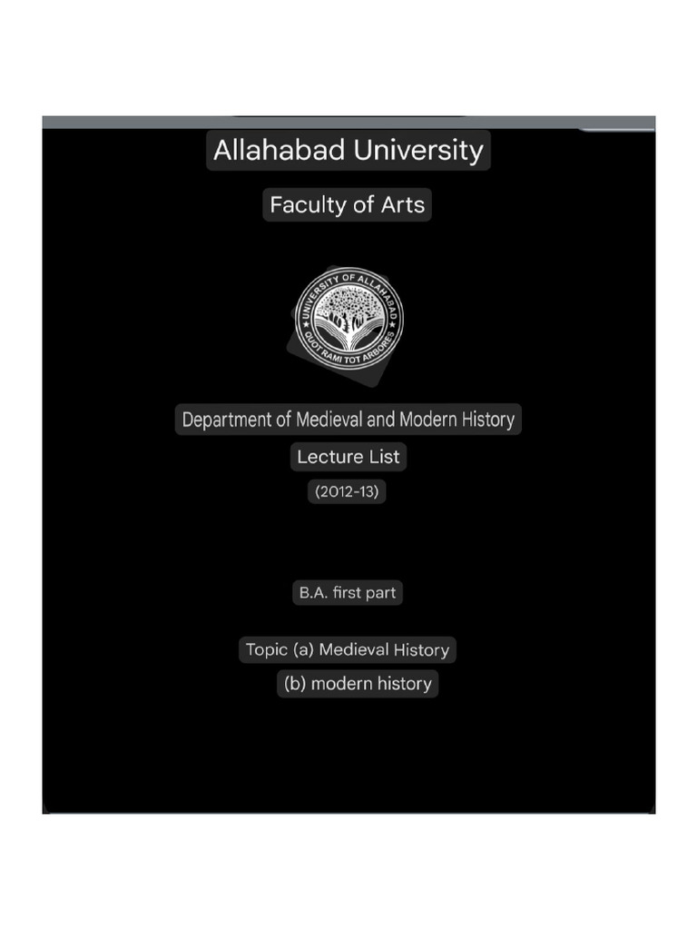 Med. Mod - History | PDF