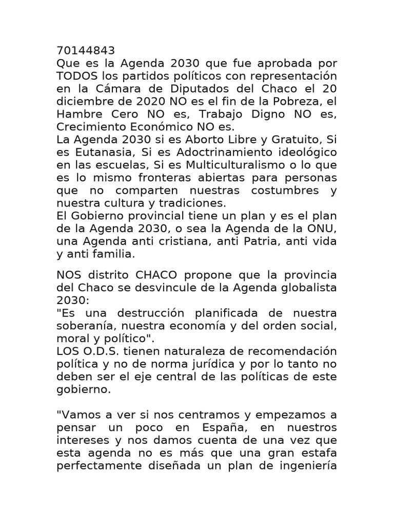 Agenda 2030 | PDF