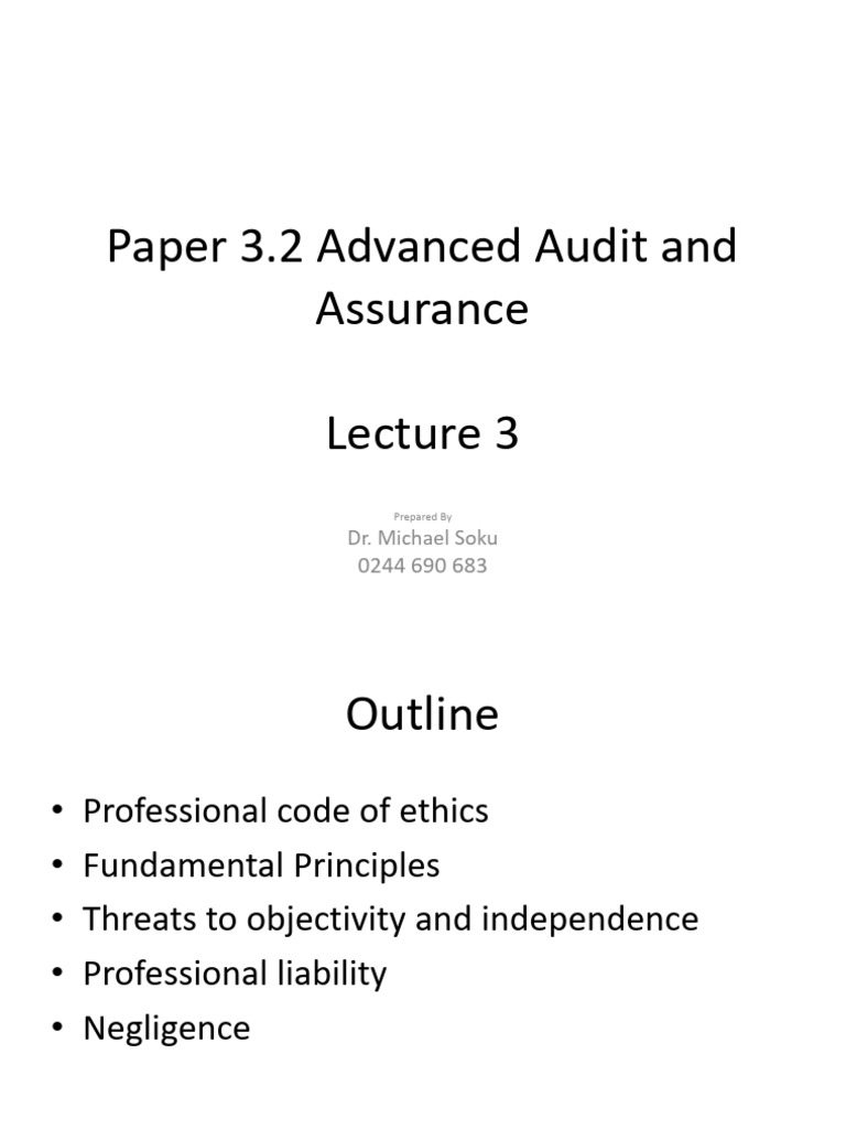 Business Liability in Auditing Ethics | PDF | Negligence | Legal Liability