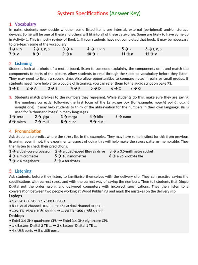 System Specifications Review and Activities | PDF | Computer Science ...