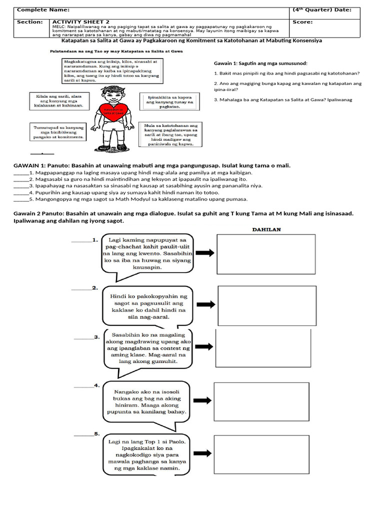 Q4_MELC2_ACTIVITY-SHEET-2 | PDF
