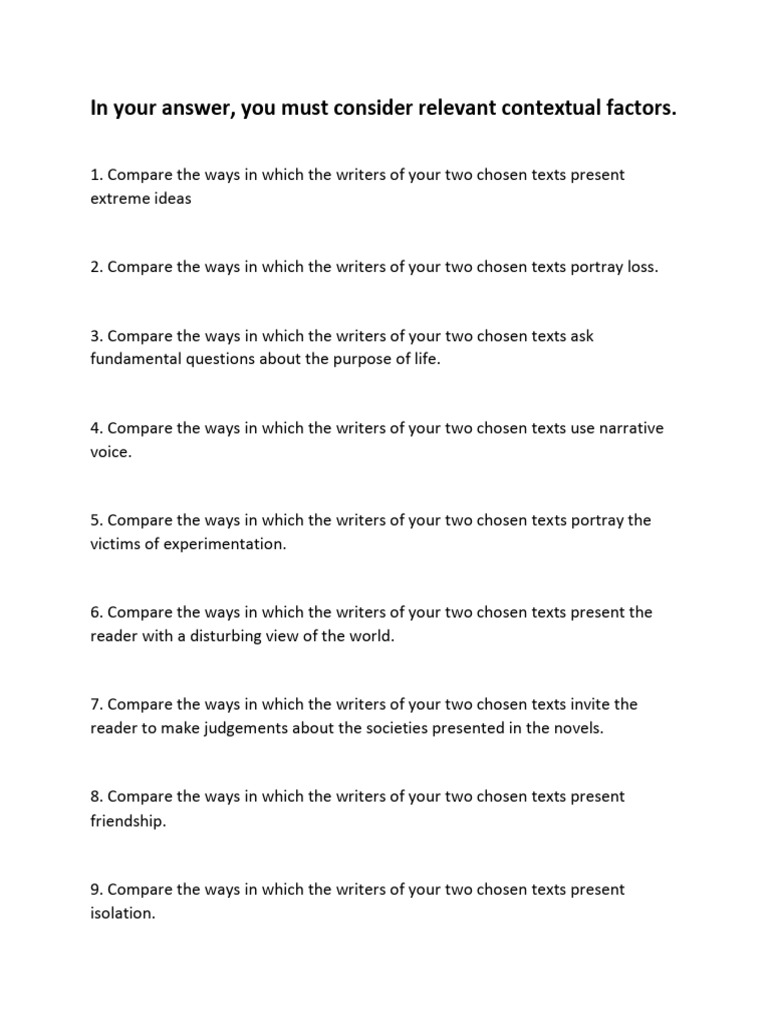 Comparing Themes in Frankenstein and Handmaid's Tale | PDF