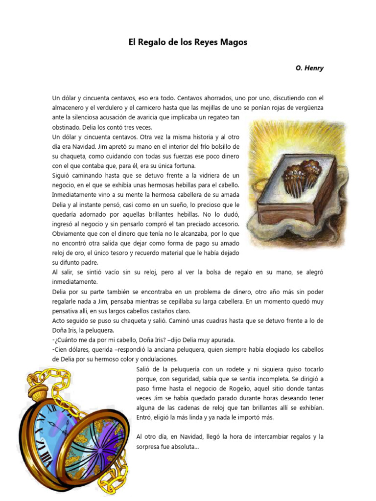 El Regalo de Los Reyes Magos - O. Henry | PDF